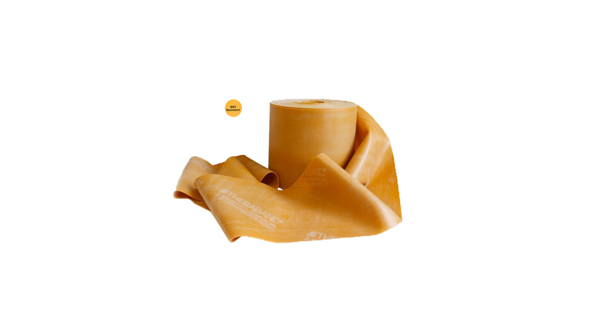 THERABAND Thera-Band Ιμάντας Άσκησης Χρυσό -Πώληση με το μέτρο ...